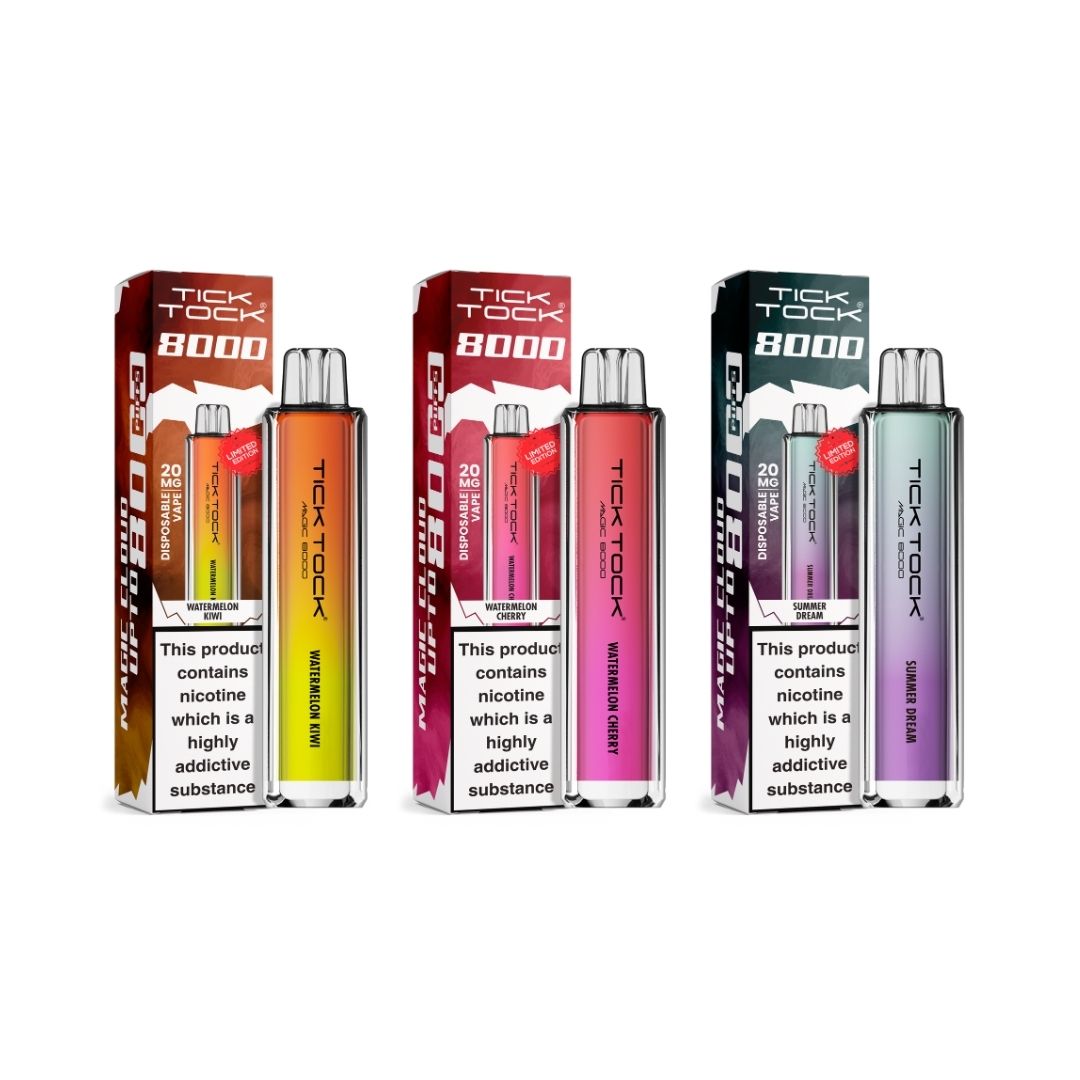 20mg Tick Tock Magic 8000 Prefilled Pod Kit 8000 Puffs | Professor Vape